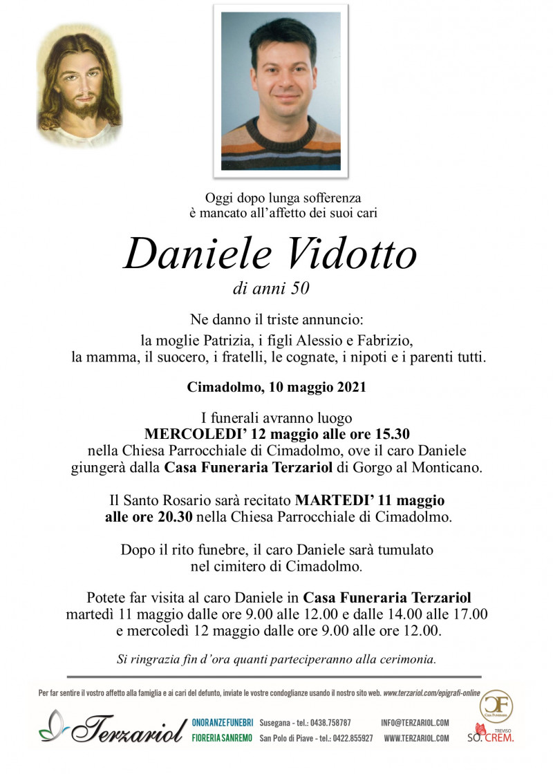 Daniele Vidotto – Epigrafi e necrologi dell'opitergino